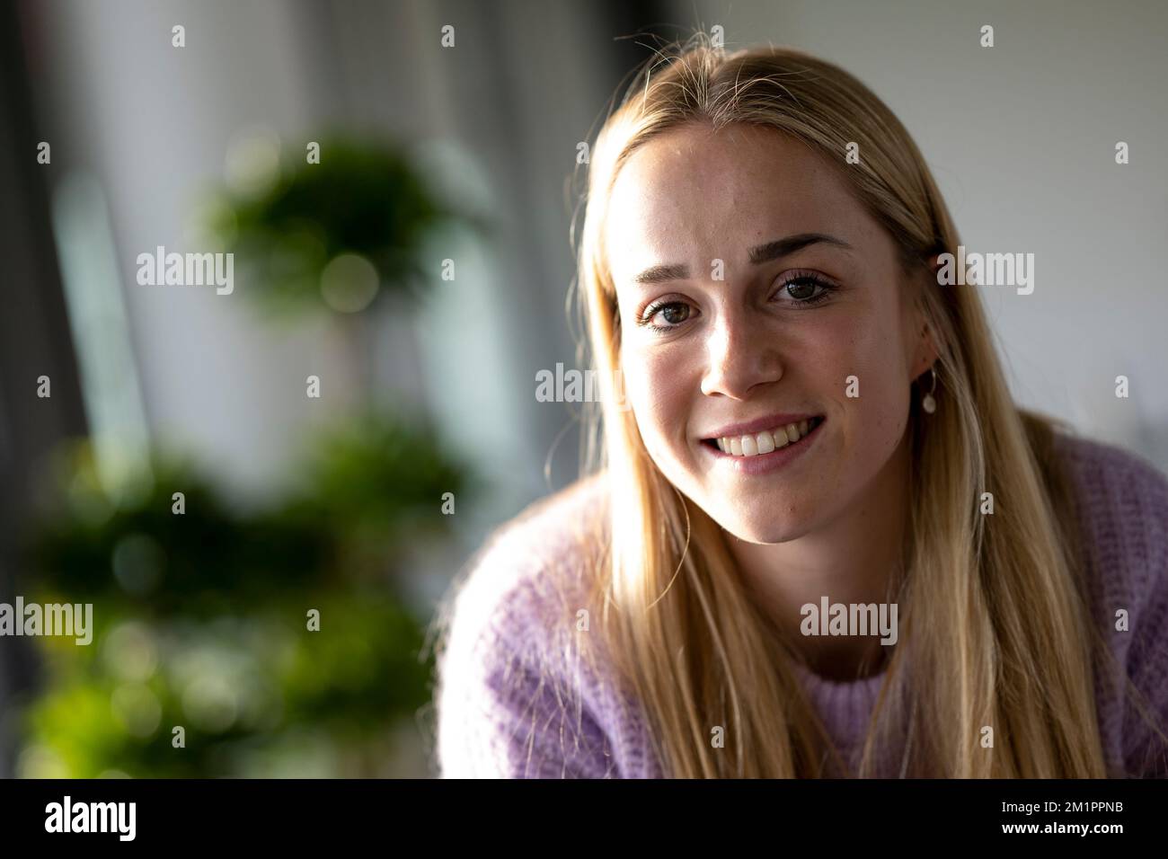 Munich, Germany. 13th Dec, 2022. National soccer player Giulia Gwinn ...