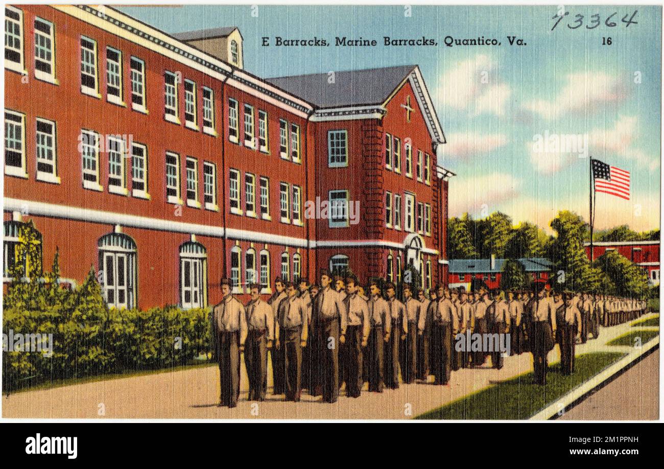 E Barracks, Marine Barracks, Quantico, Va. , Military facilities ...
