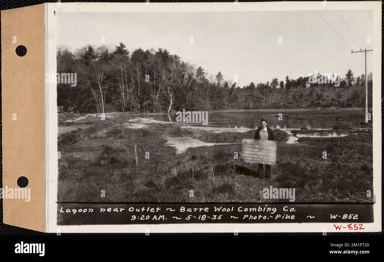 Barre Wool Combing Co., sowing pool formed after longer pipe was ...