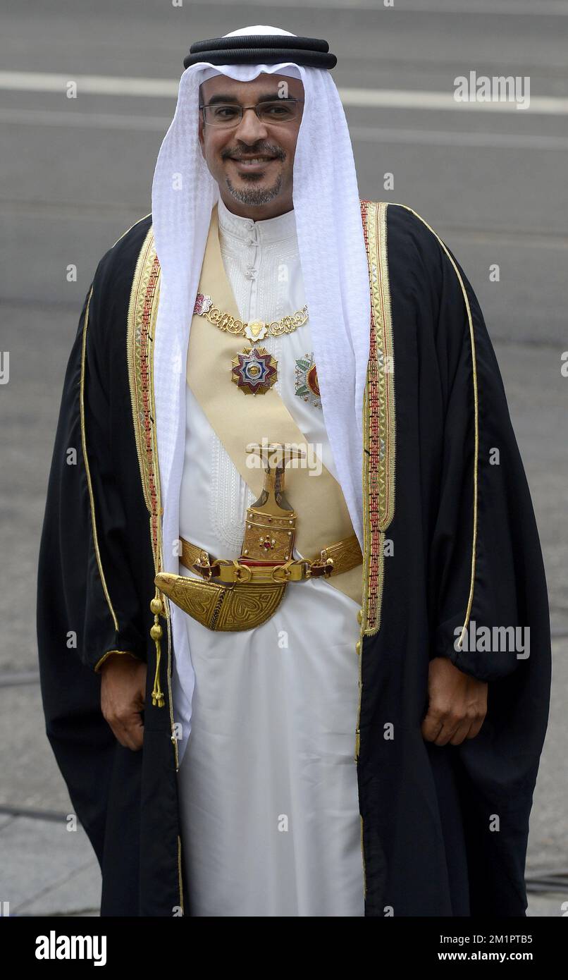 Crown Prince of Bahrain Salman bin Hamad al Khalifa arrives for the ...