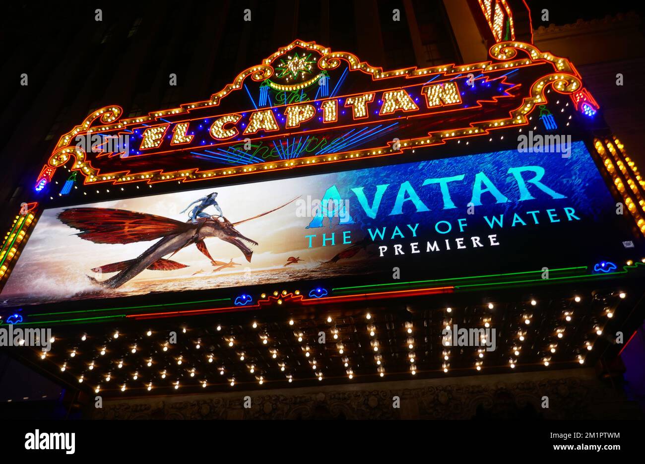 Hollywood, California, USA 12th December 2022 20th Century Studio's ... Hollywood, California, USA 12th December 2022 20th Century Studio's ...