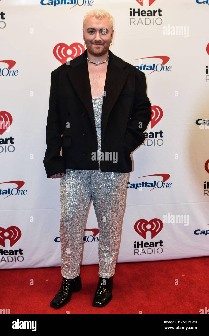 Philadelphia, Pennsylvania on December 12, 2022. Sam Smith arrives on ...