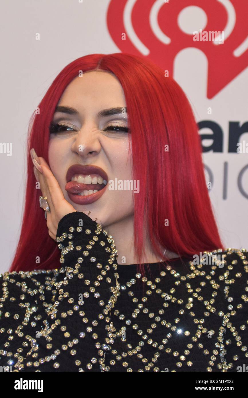 Philadelphia, Pennsylvania on December 12, 2022. Ava Max arrives on the ...
