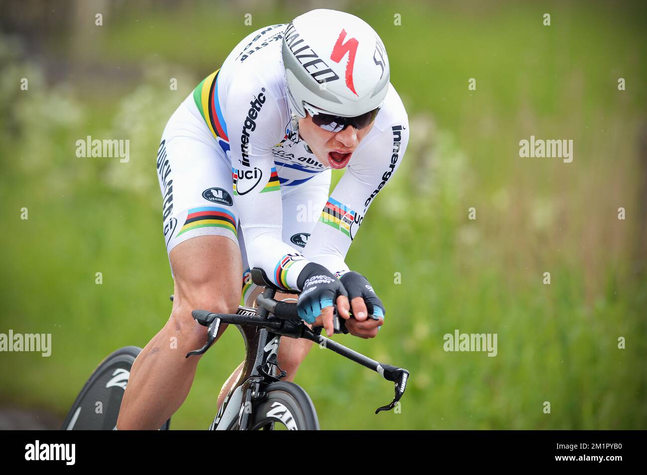 20130524 - BEVEREN, BELGIUM: German Tony Martin of team Omega Pharma ...