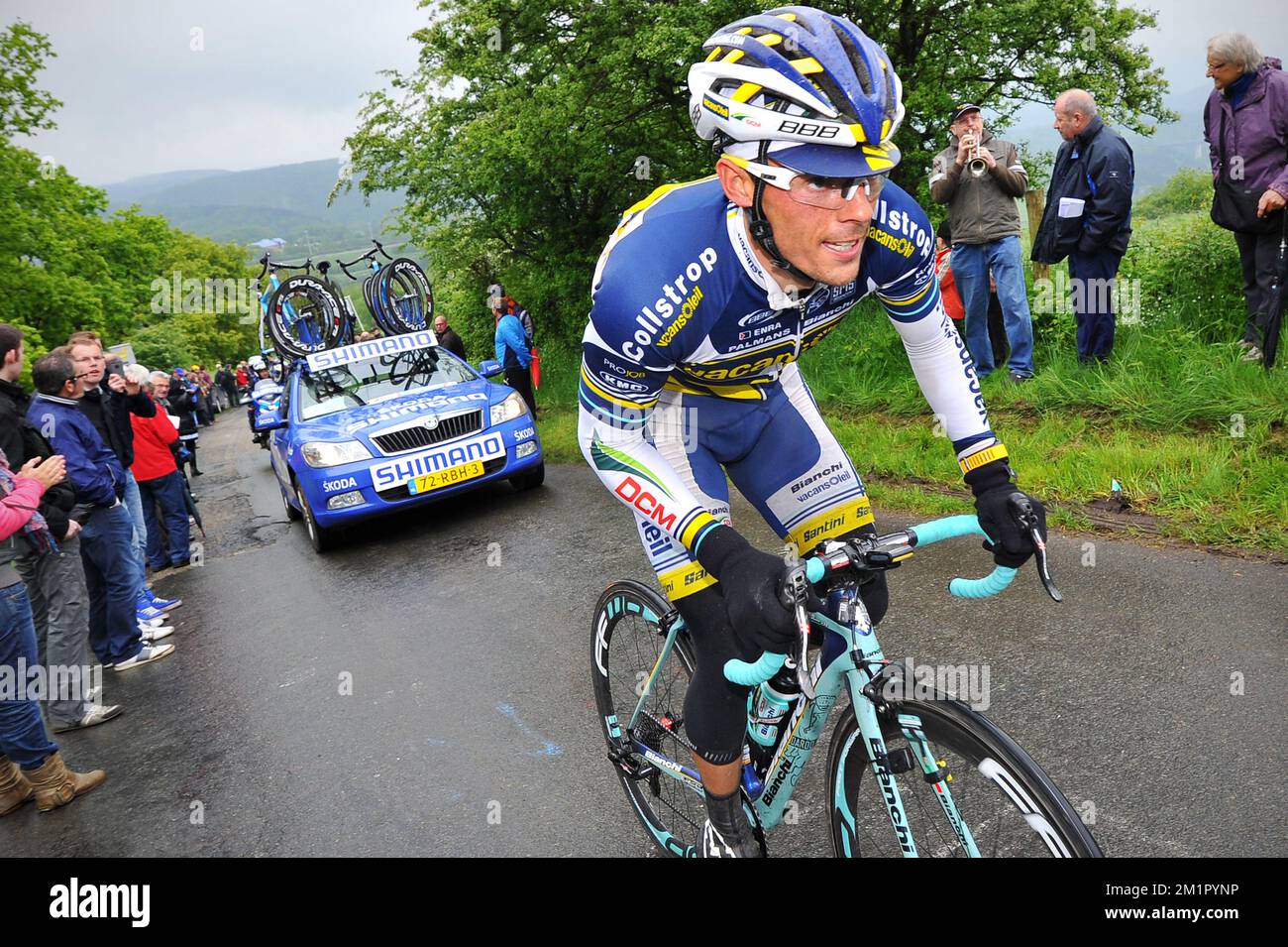 20130526 - BANNEUX, BELGIUM: Belgian Bjorn Leukemans of team ...