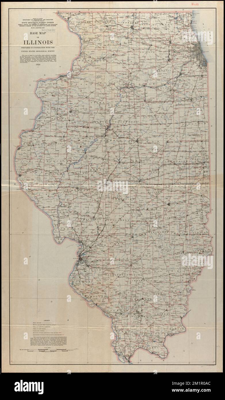 Base map of Illinois , Illinois, Maps Norman B. Leventhal Map Center ...