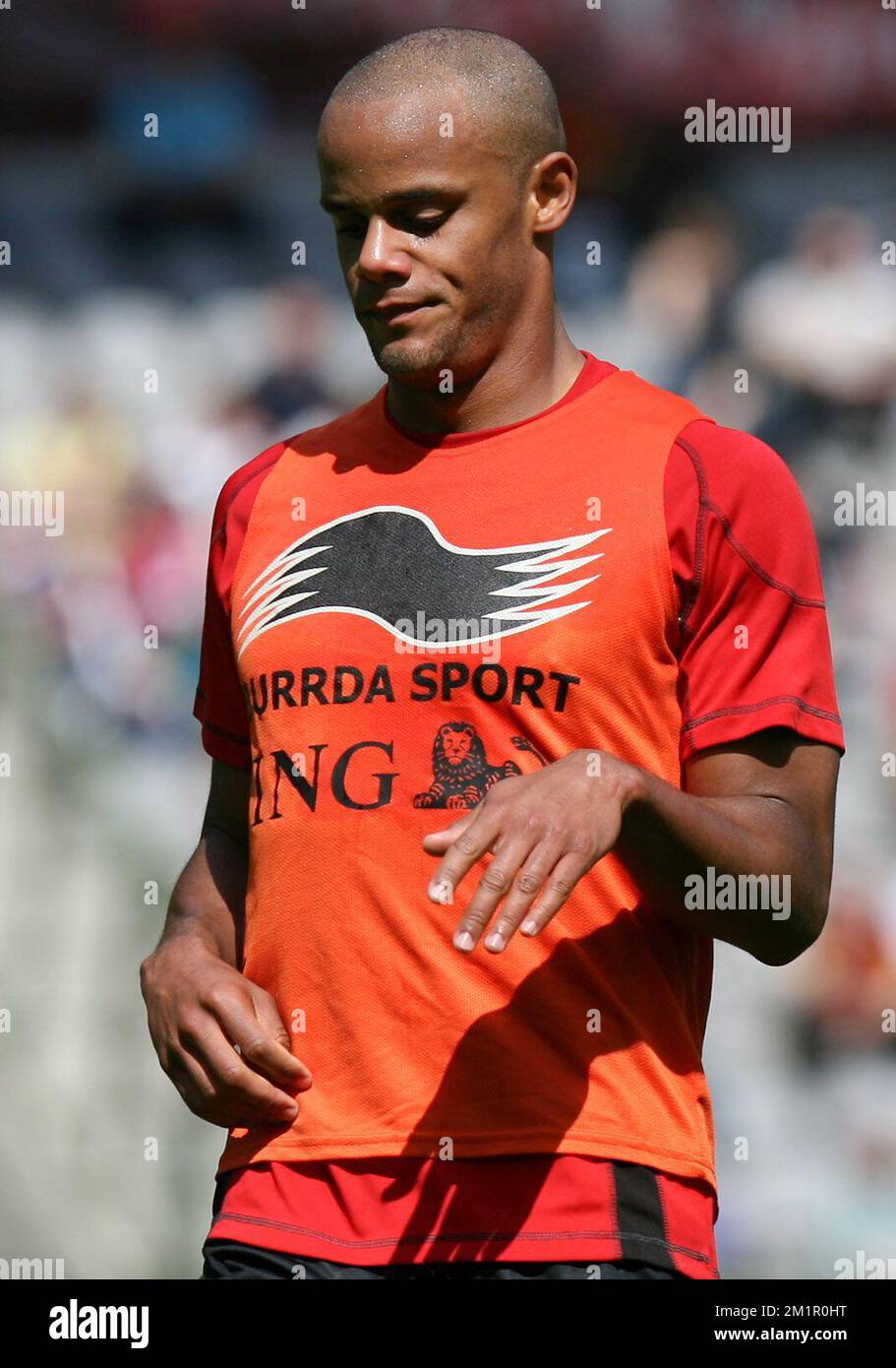 Belgium's Vincent Kompany pictured during the fan day of the Red Devils ...