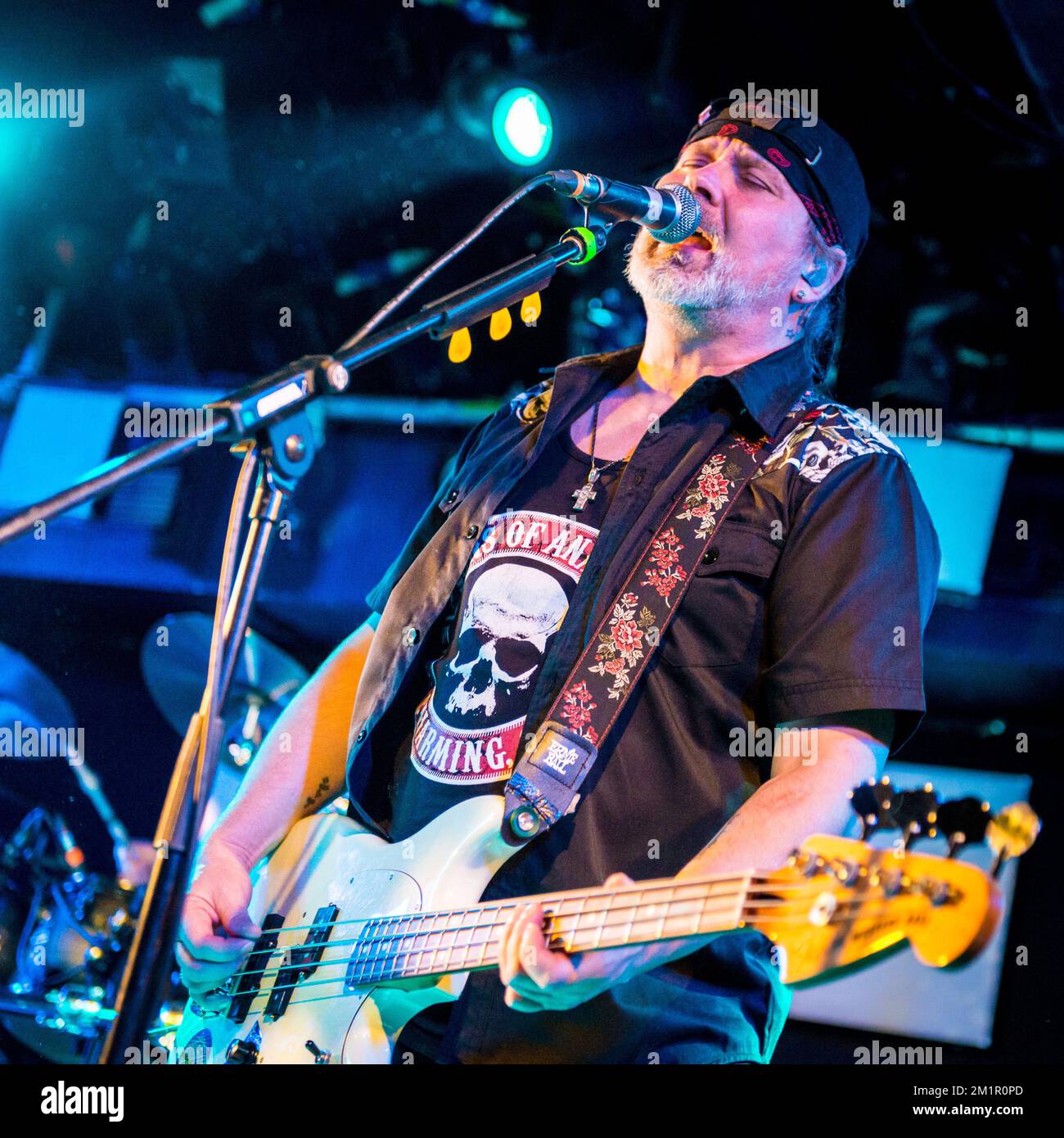 Lee Small on bass Stock Photo - Alamy
