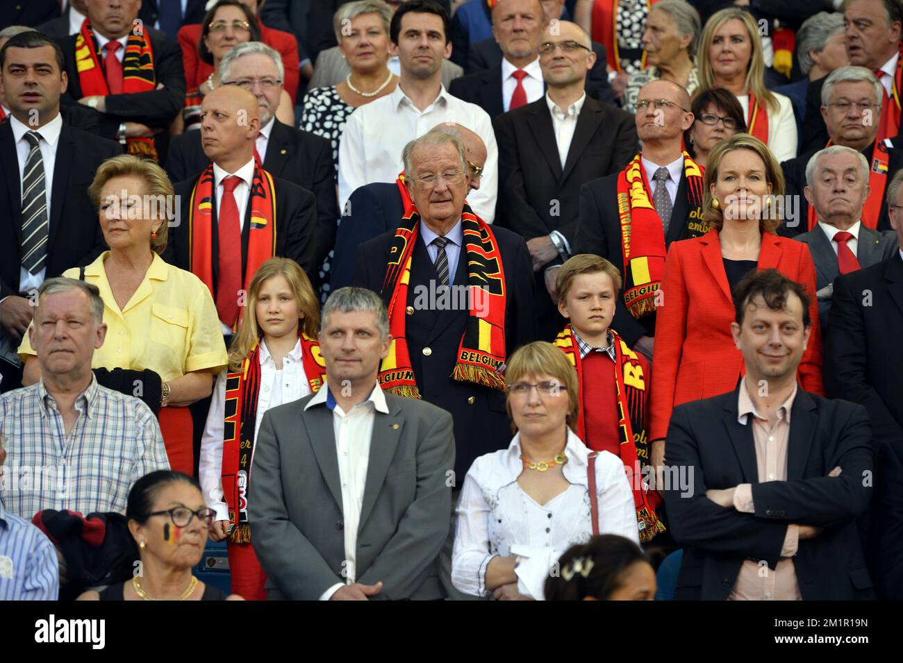 Belgium national team anthem hi-res stock photography and images - Alamy