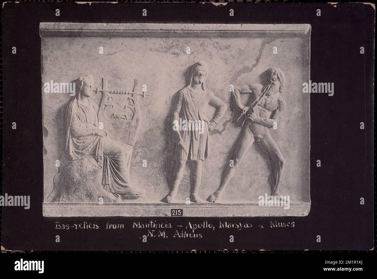 Bas-reliefs from Mantineia - Apollo, Marsyas & Muses N. M. Athens , Bas ...