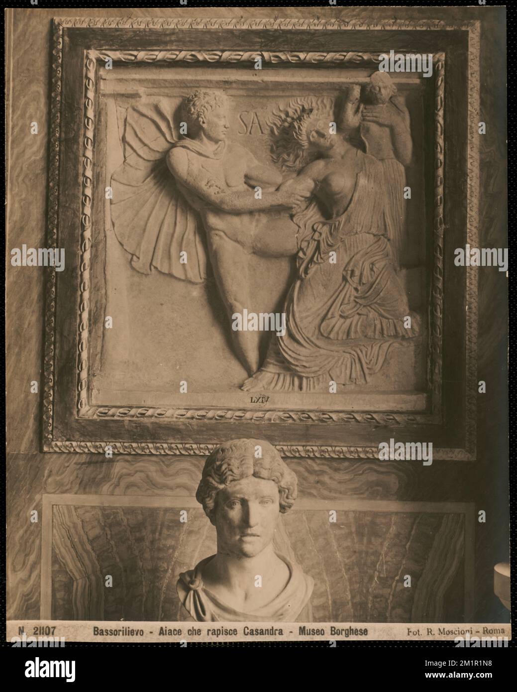 Bassorilievo - Aiace che rapisce Casandra - Museo Borghese ...