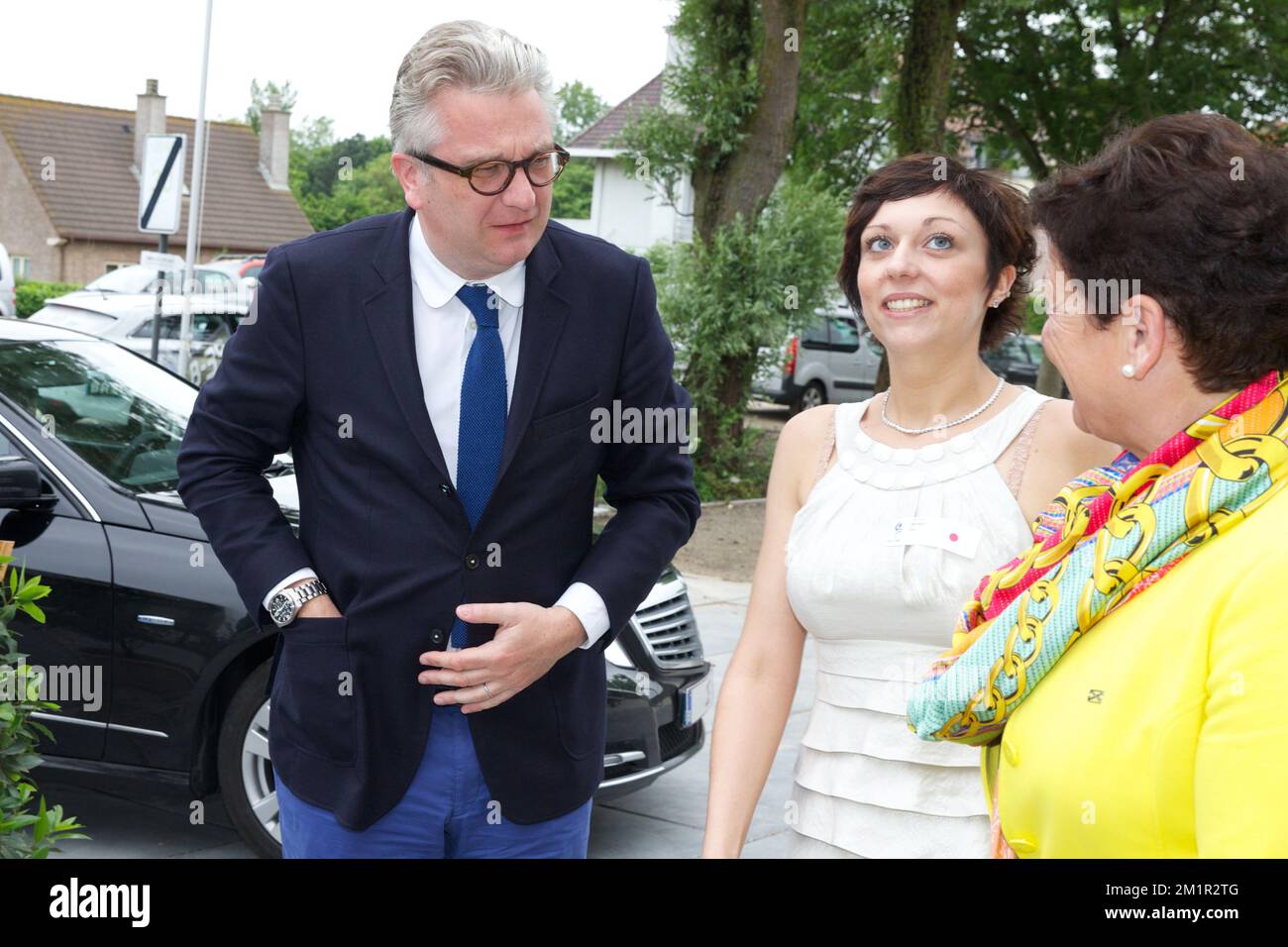 Prince Laurent of Belgium, Executive Director from the ALS Liga Belgium ...