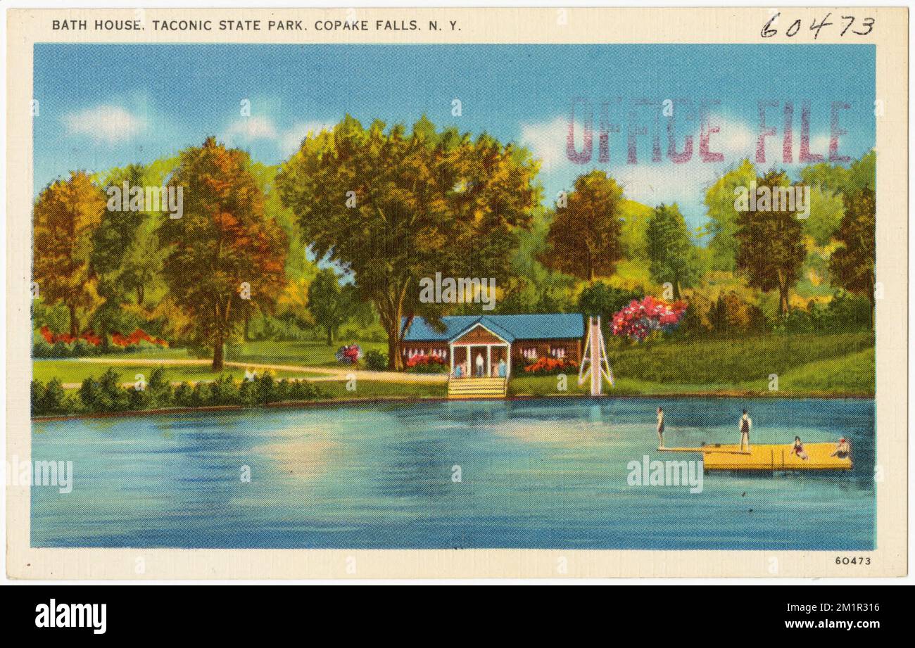 Bath house, Taconic State Park, Copake Falls, N. Y. , Parks, Lakes ...