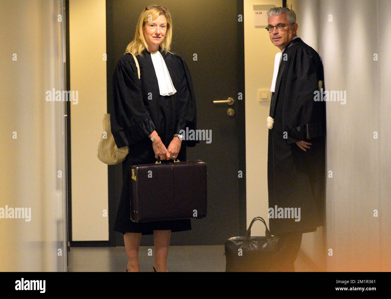 Lawyer Francoise Decoster and Lawyer Alain De Jonge pictured at the ...