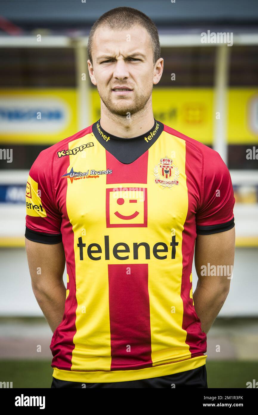 Mechelen's Steven De Petter poses for a portrait during the season ...