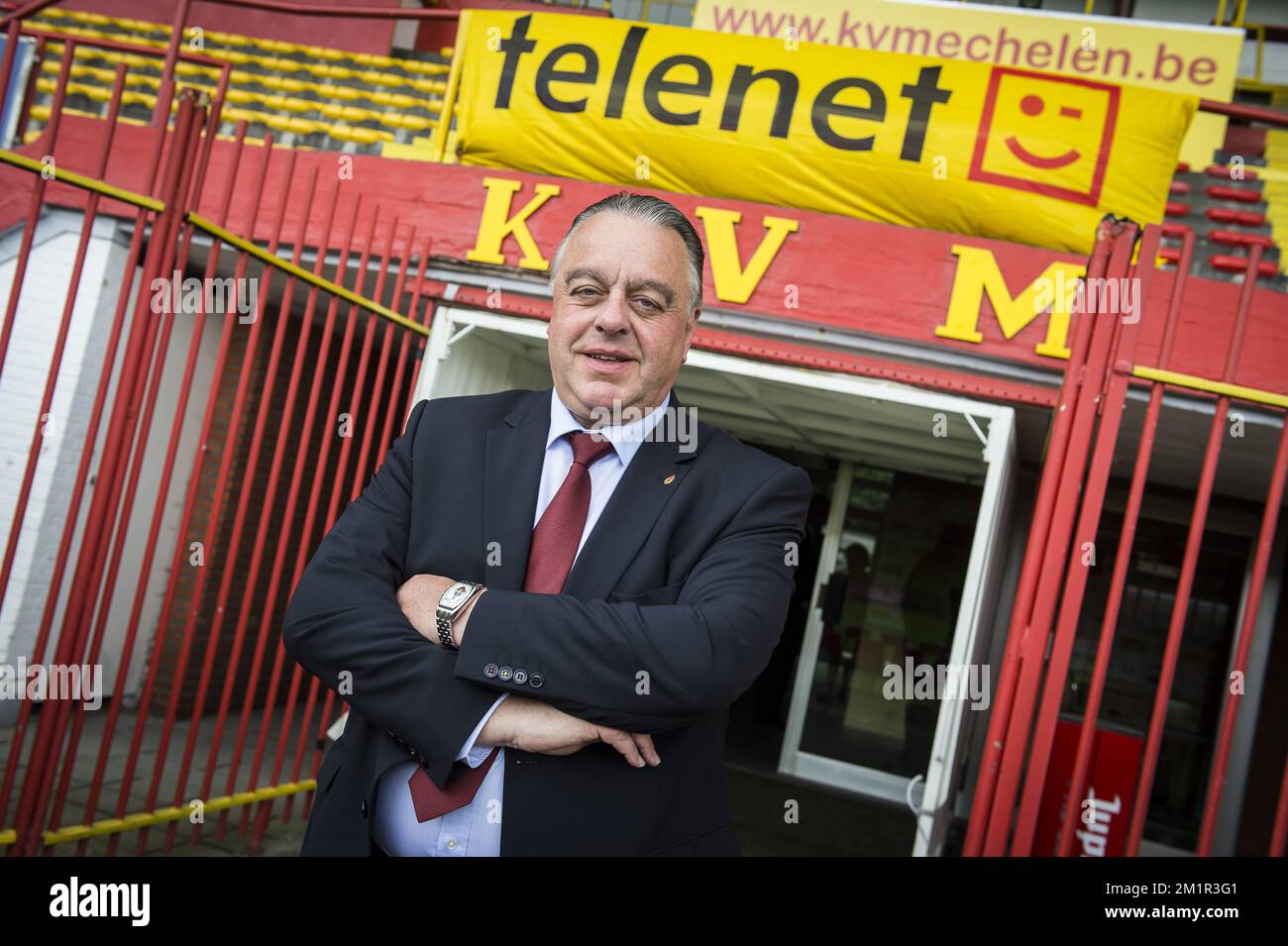 Mechelen's chairman Johan Timmermans poses for a portrait during the ...