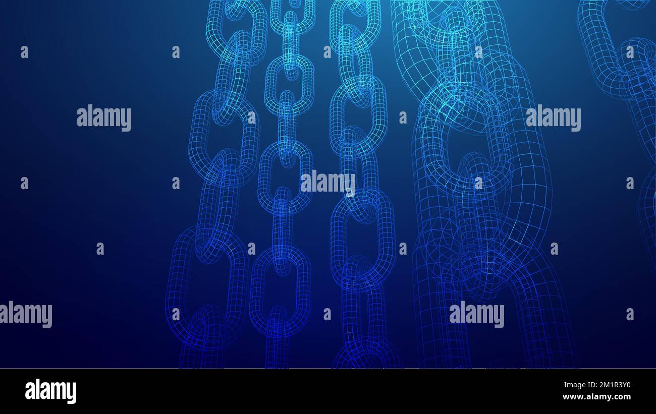 Blockchain digital technology. Big data vector background. Cryptocurrency technology vector ...