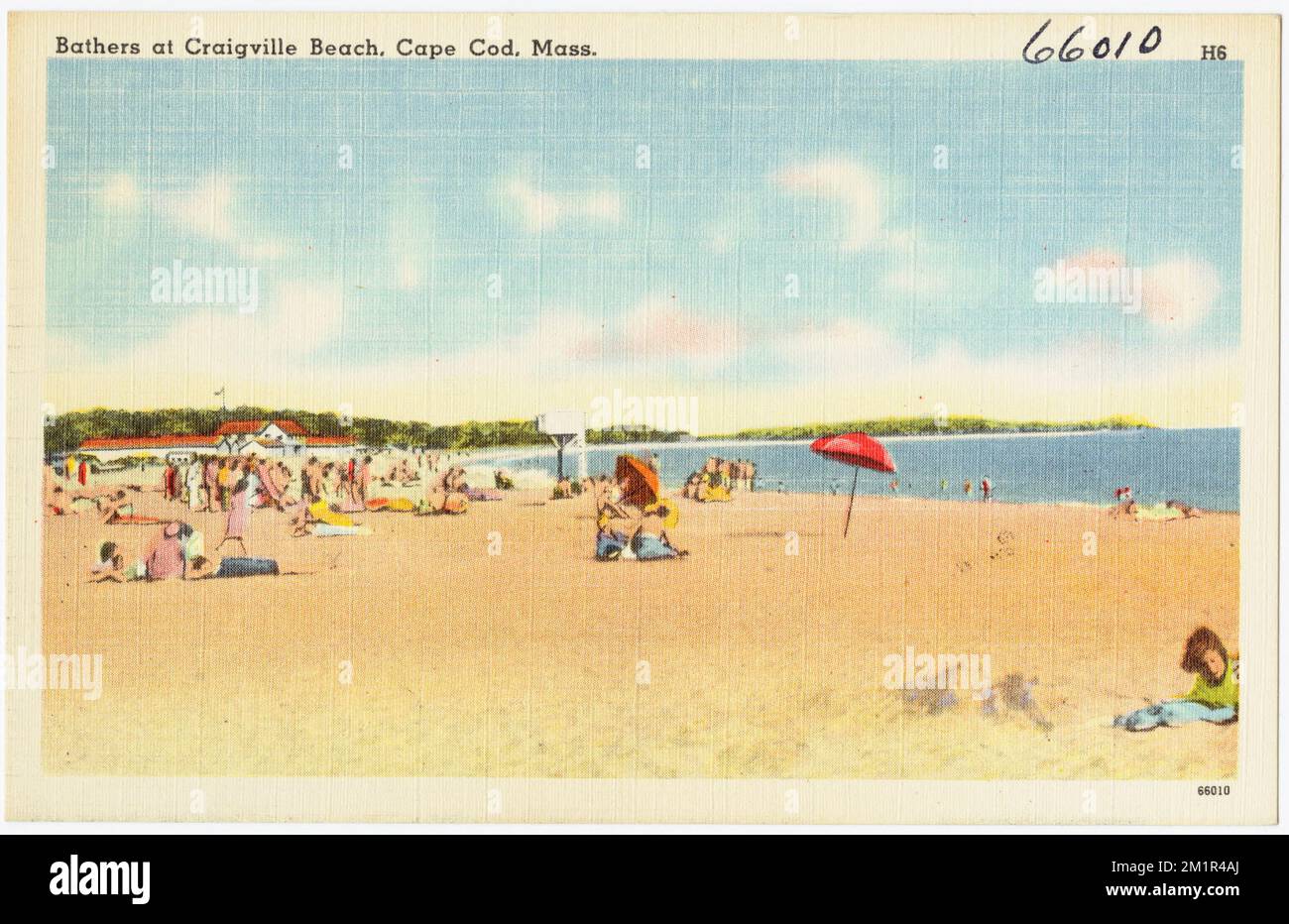 Bathers at Craigville Beach, Cape Cod, Mass. , Beaches, Tichnor ...