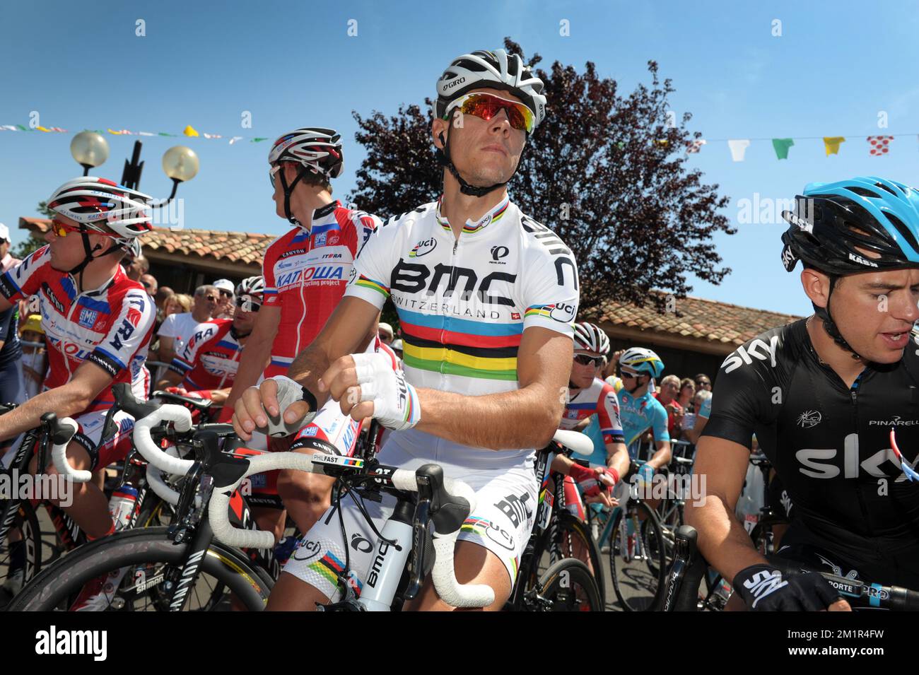 Belgian Philippe Gilbert of BMC Racing Team pictured before the first ...