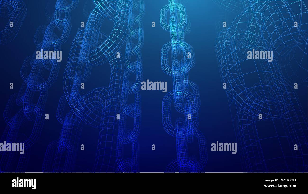 Blockchain digital technology. Big data vector background. Cryptocurrency technology vector ...