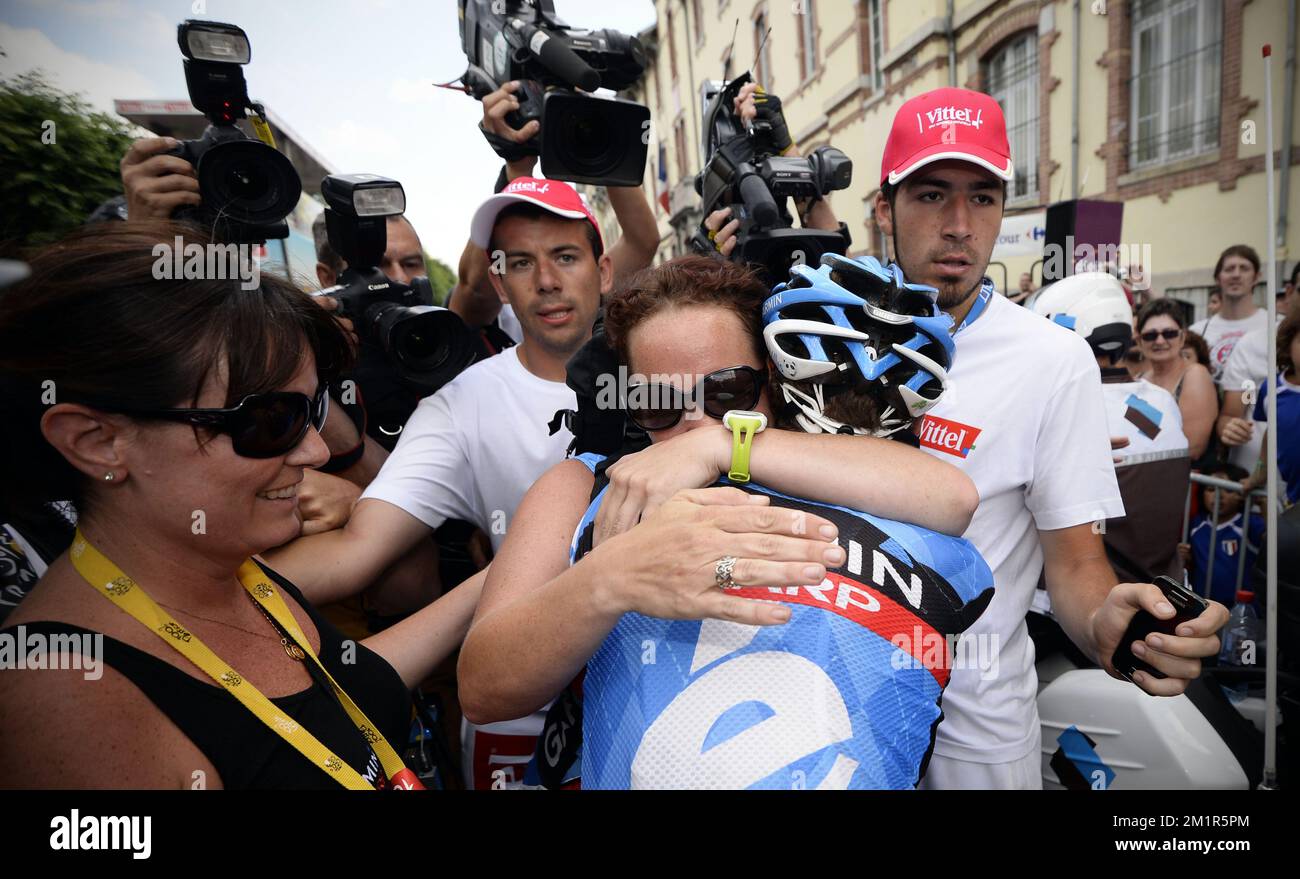 Ireland's Daniel Martin of team Garmin-Sharp celebrates after winning ...