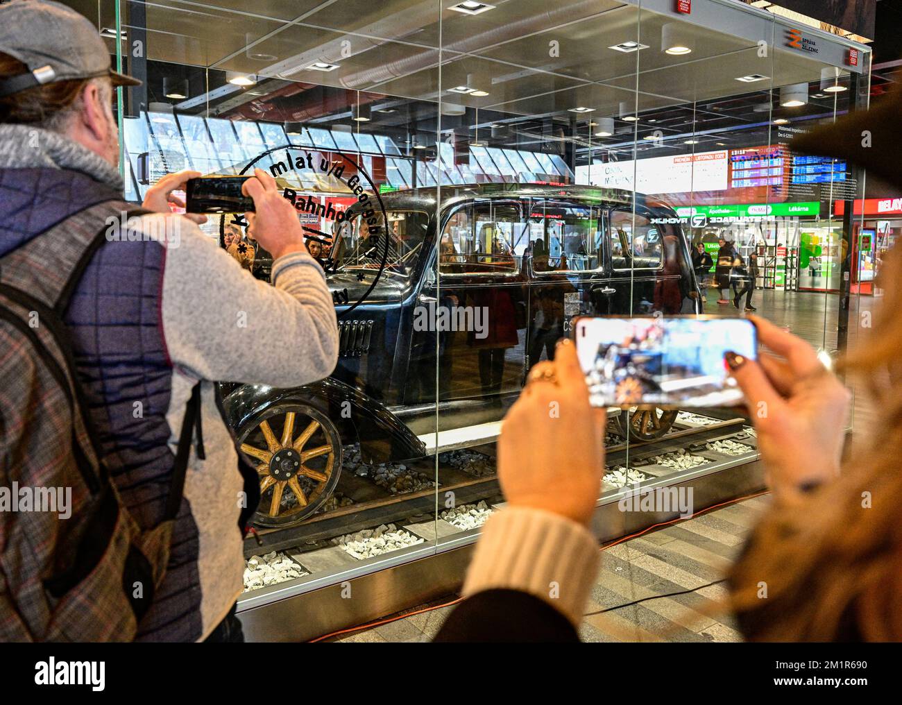 Prague, Czech Republic. 13th Dec, 2022. Ceremonial unveiling of a ...