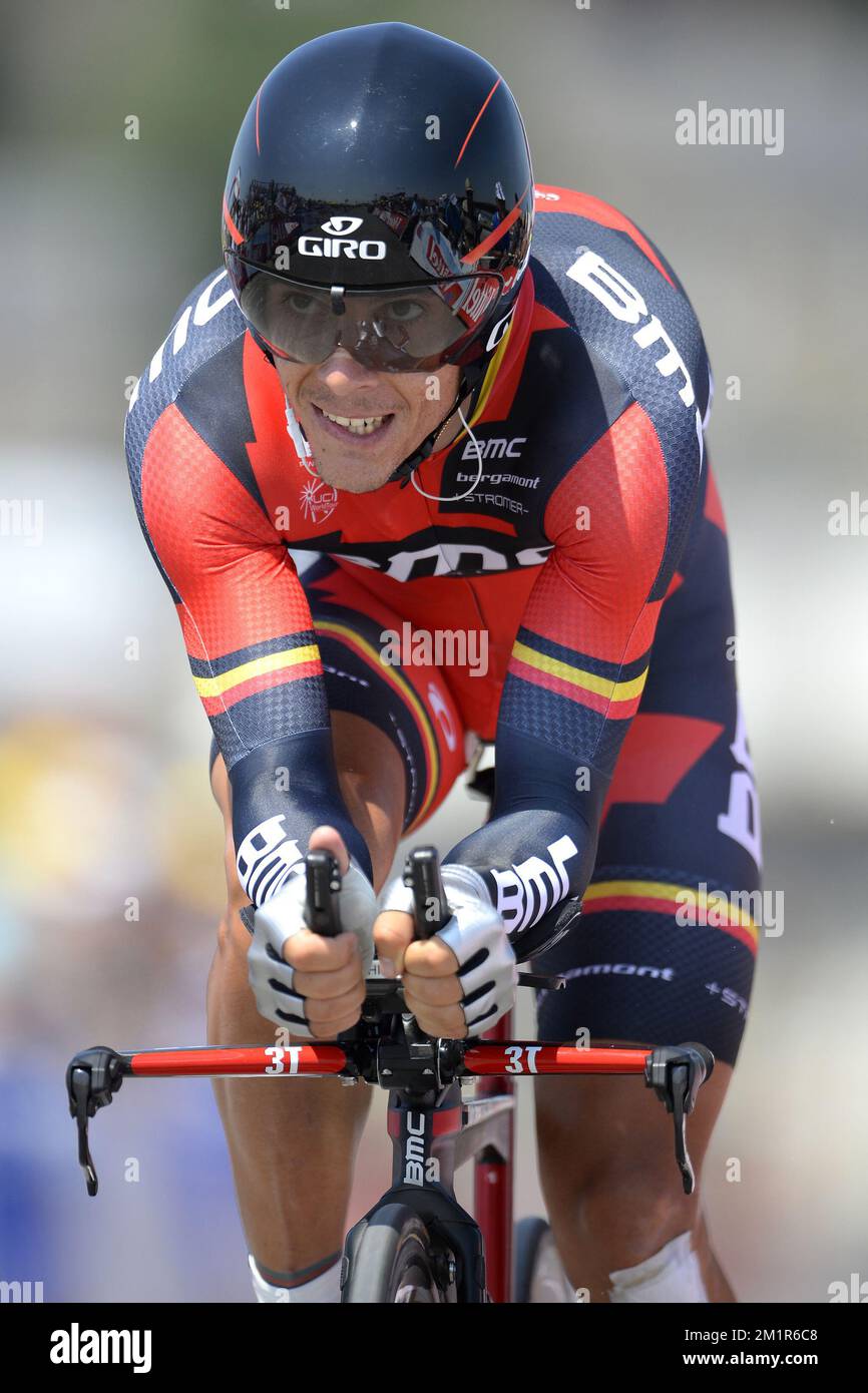 Belgian Philippe Gilbert of BMC Racing Team pictured during the ...