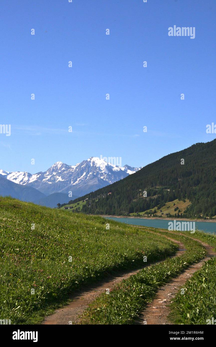 Landscape of the Italian Alps Stock Photo - Alamy
