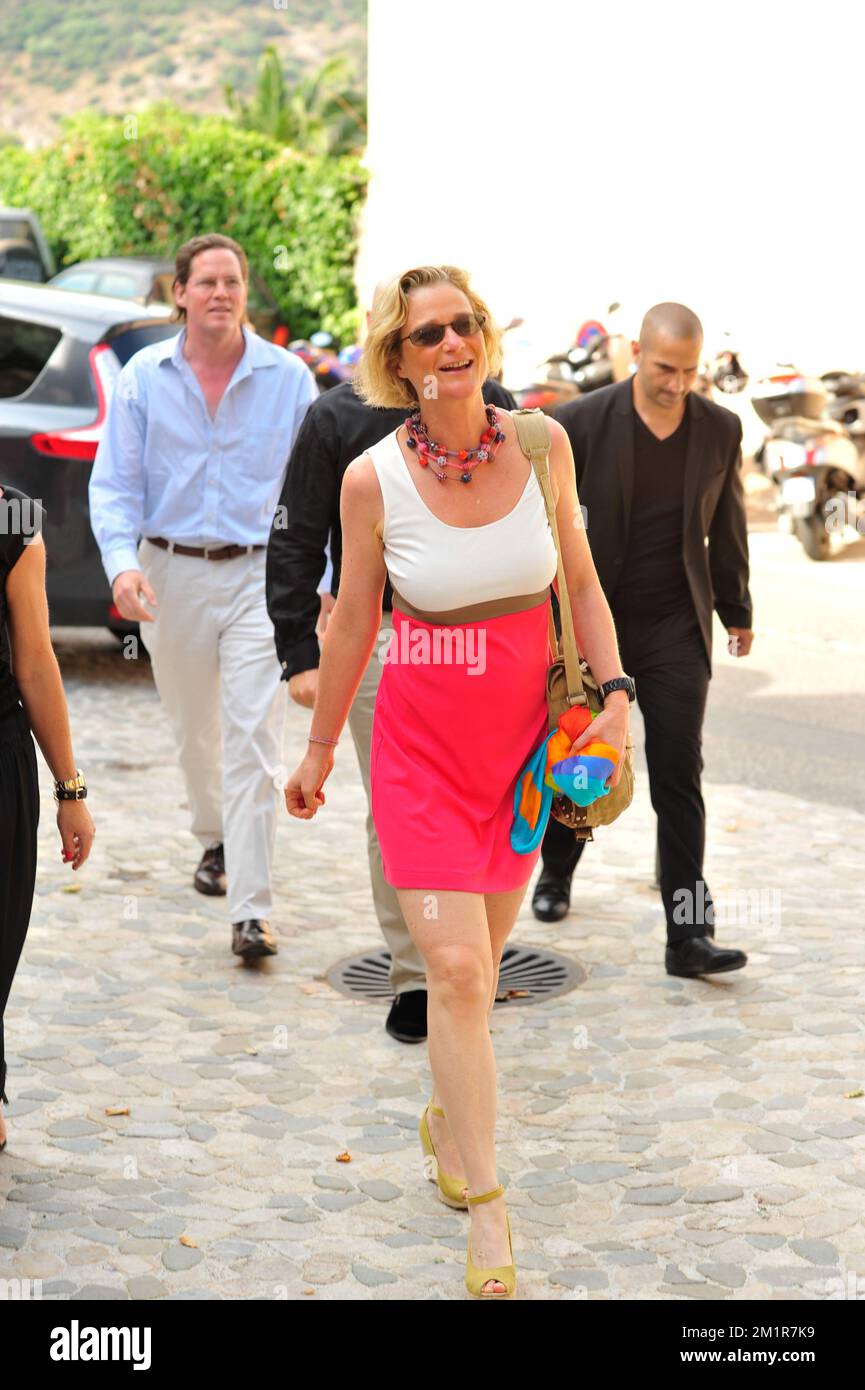 Belgian artist Delphine Boel pictured before the 'Happy Sadness ...