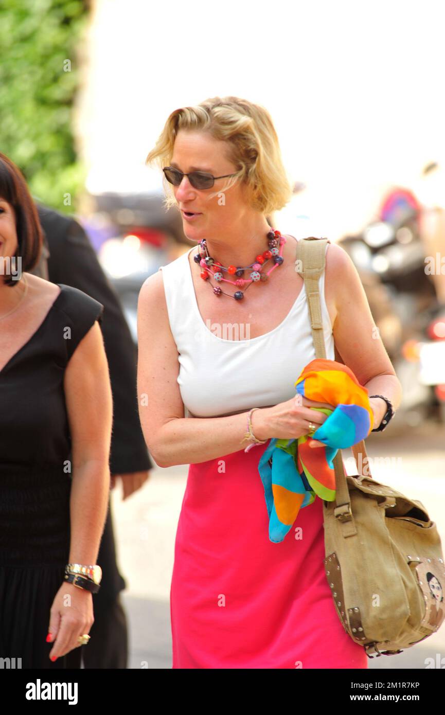 Belgian artist Delphine Boel pictured before the 'Happy Sadness ...