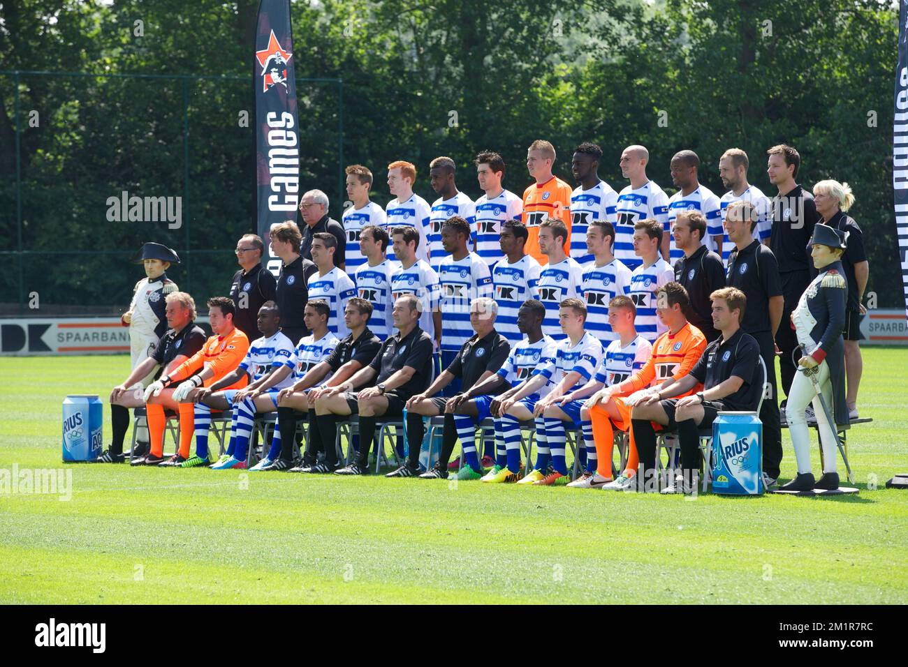 Illustration picture shows the season photo shoot of Belgian first ...