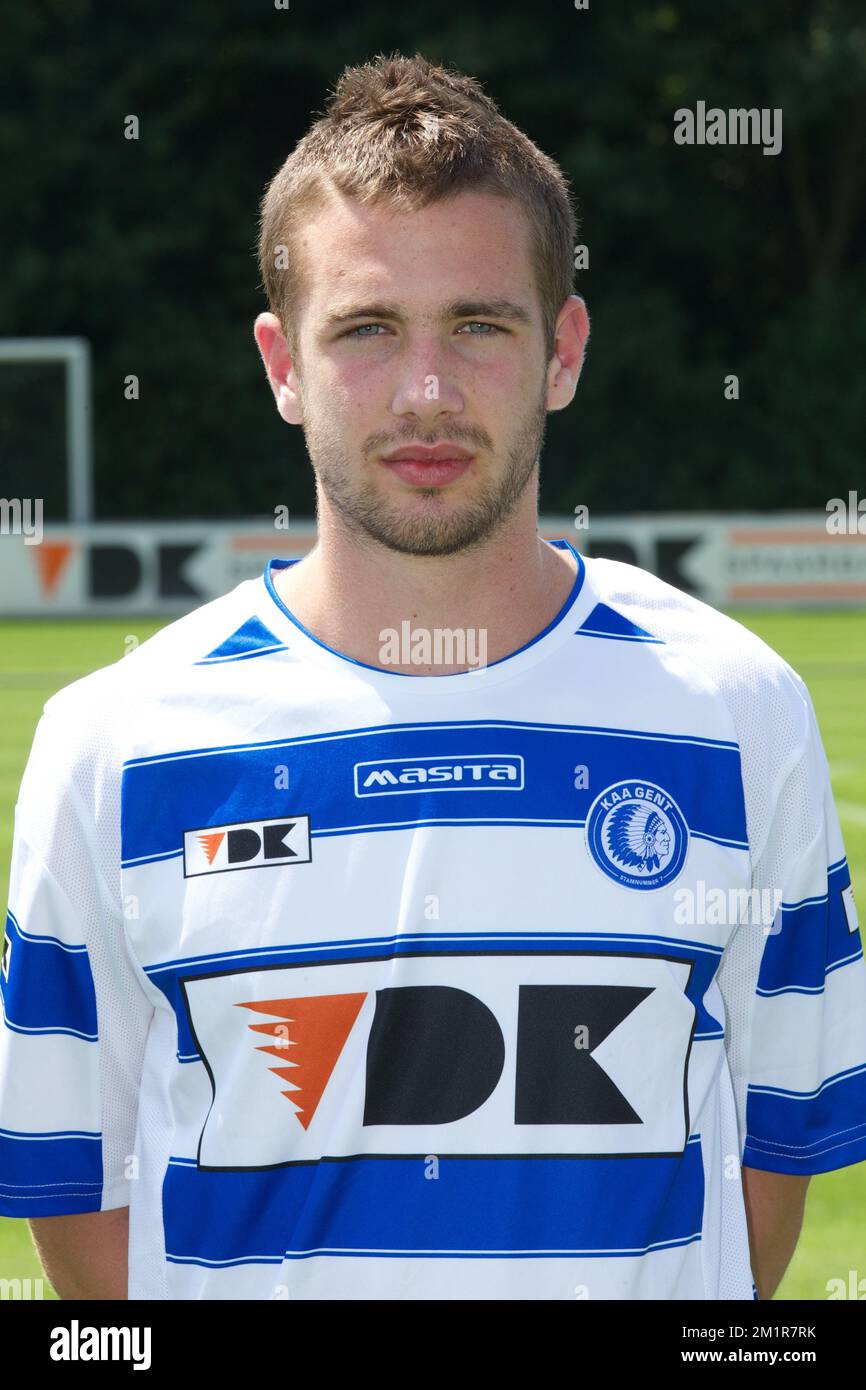 Gent's Milan Savic pictured during the season photo shoot of Belgian ...