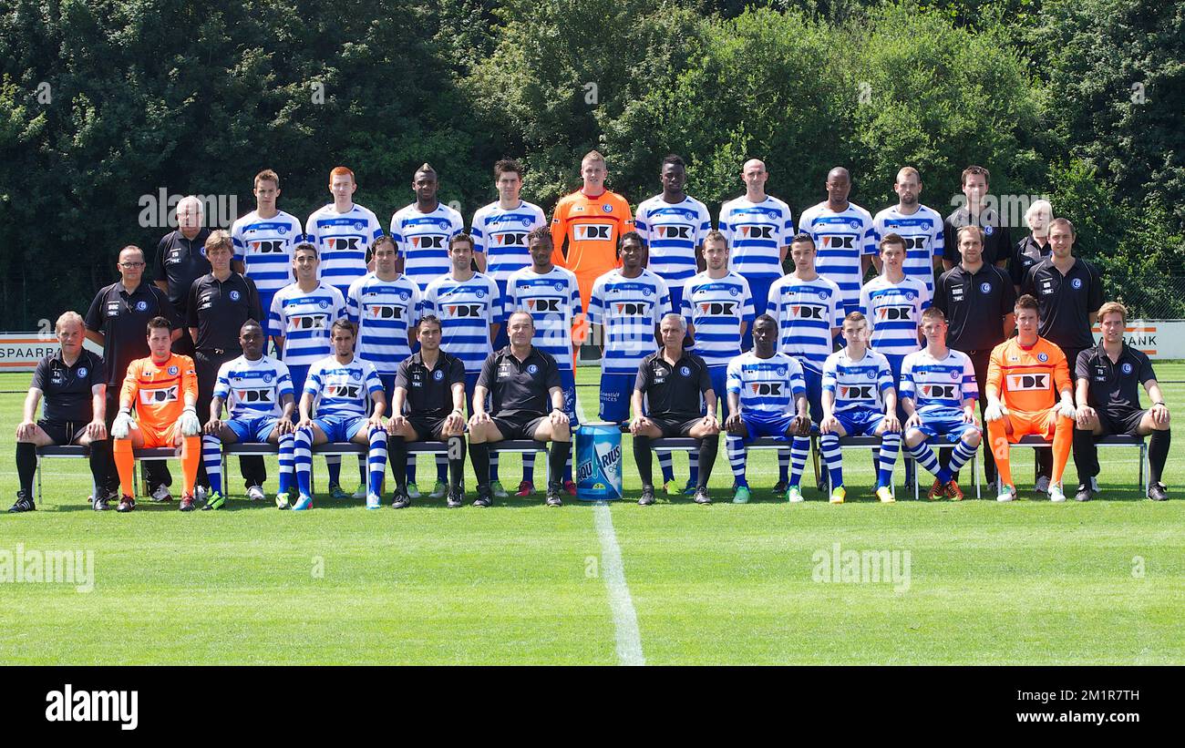 Illustration picture shows the team during the season photo shoot of ...