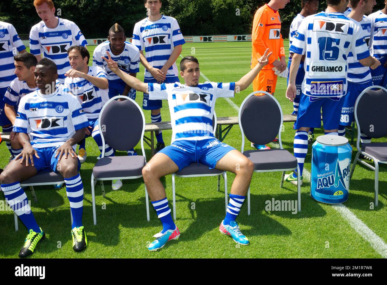 Gent's player Yassine El Ghanassy pictured during the season photo ...