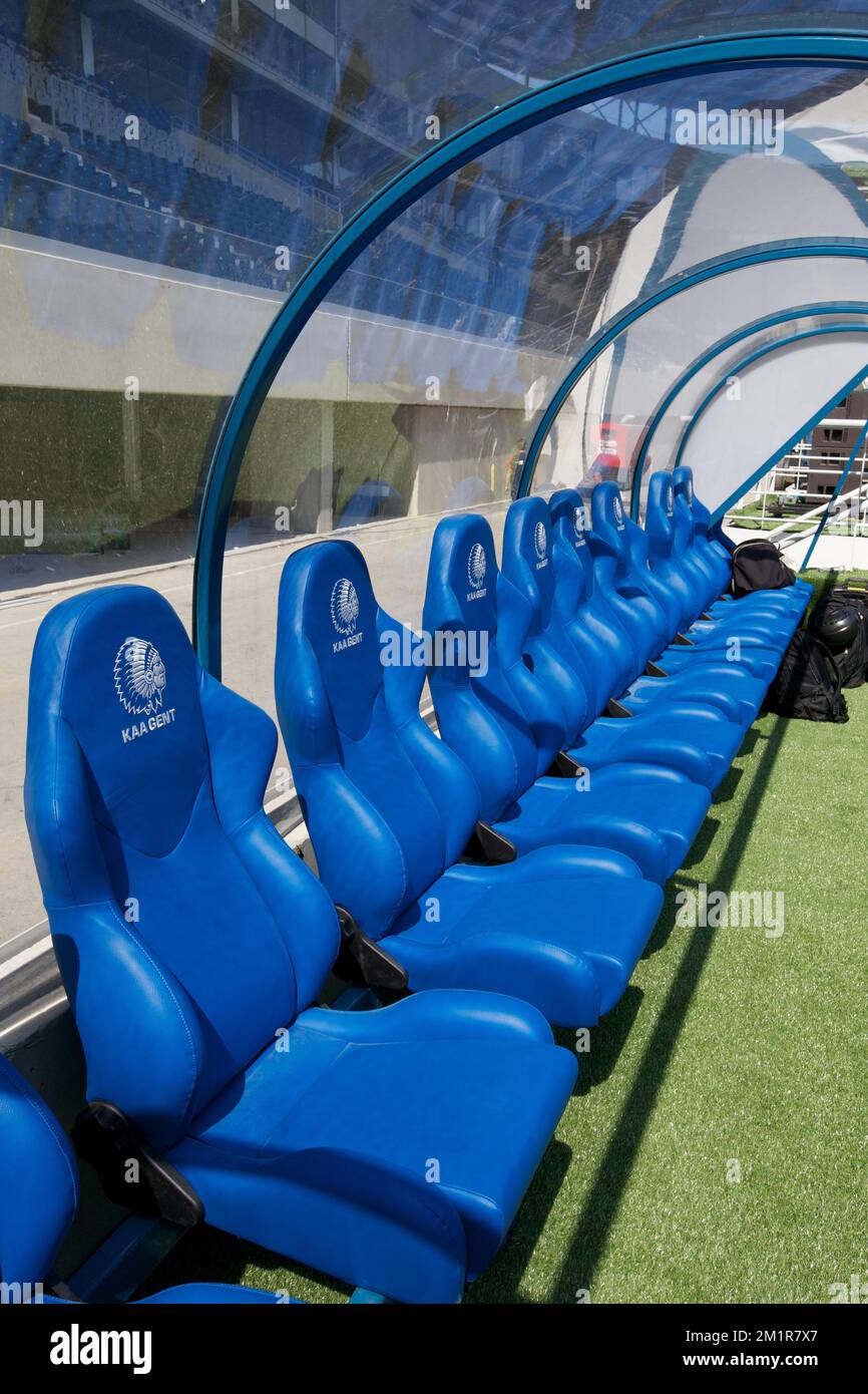 Illustration picture shows the 'Ghelamco Arena', the new stadium of ...