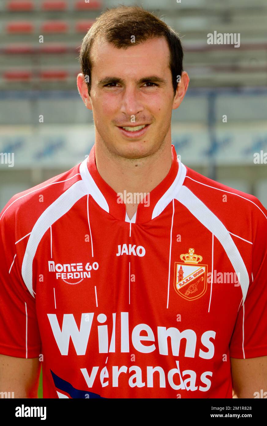 Mons' Gregory Lorenzi pictured during the season photo shoot of Belgian ...