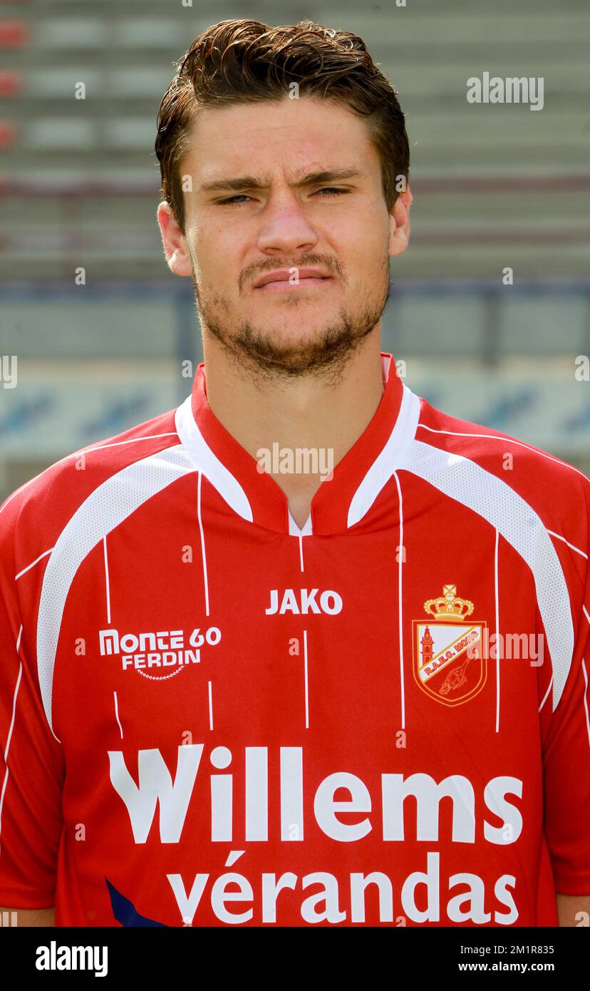 Mons' Jeremy Sapina pictured during the season photo shoot of Belgian ...