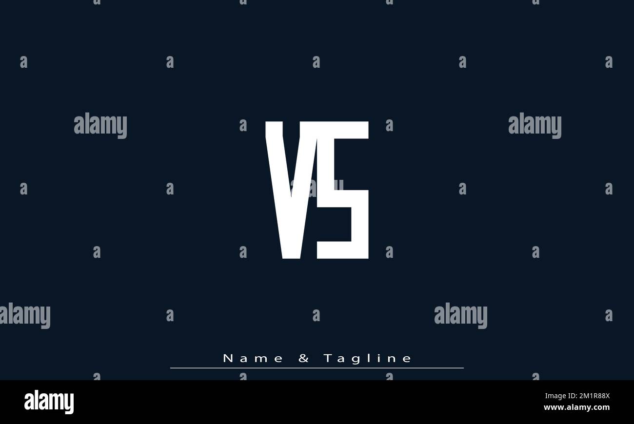 Vs logo design hi-res stock photography and images - Alamy