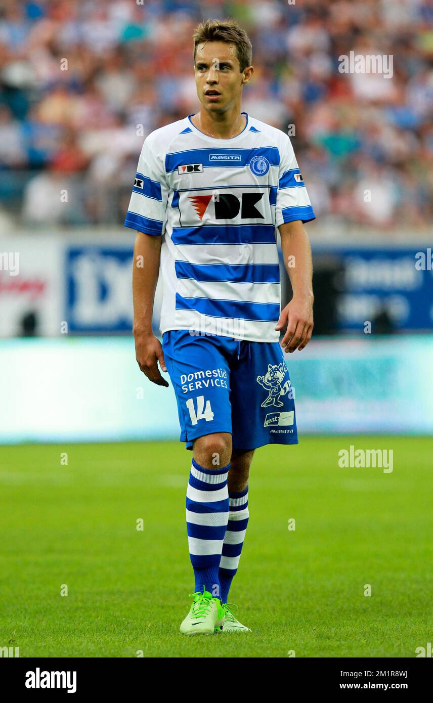 Gent's David Hubert pictured during a friendly game between KAA Gent ...