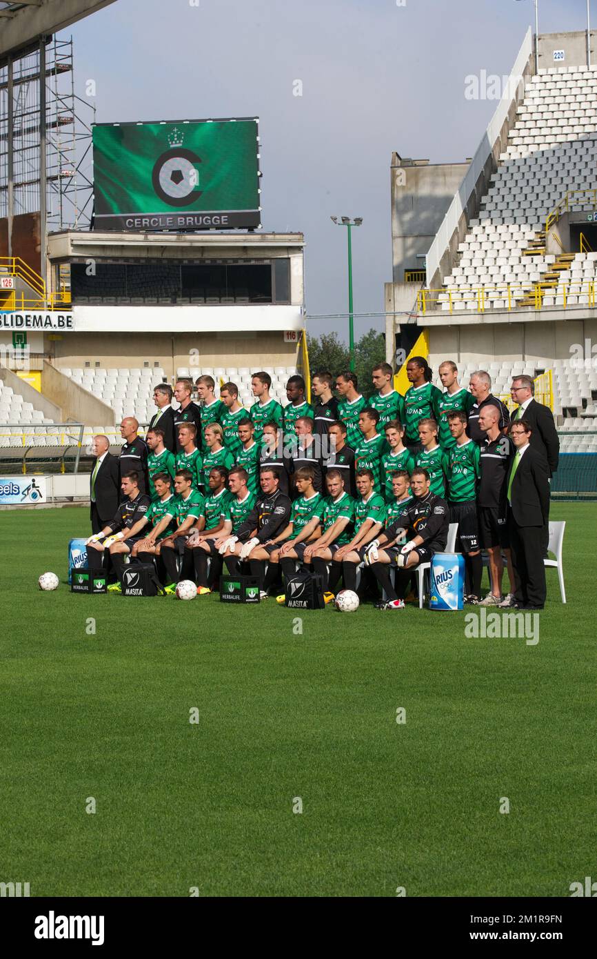 From L-R, back row, Cercle's Etienne Bullaert, Cercle's revalidation ...