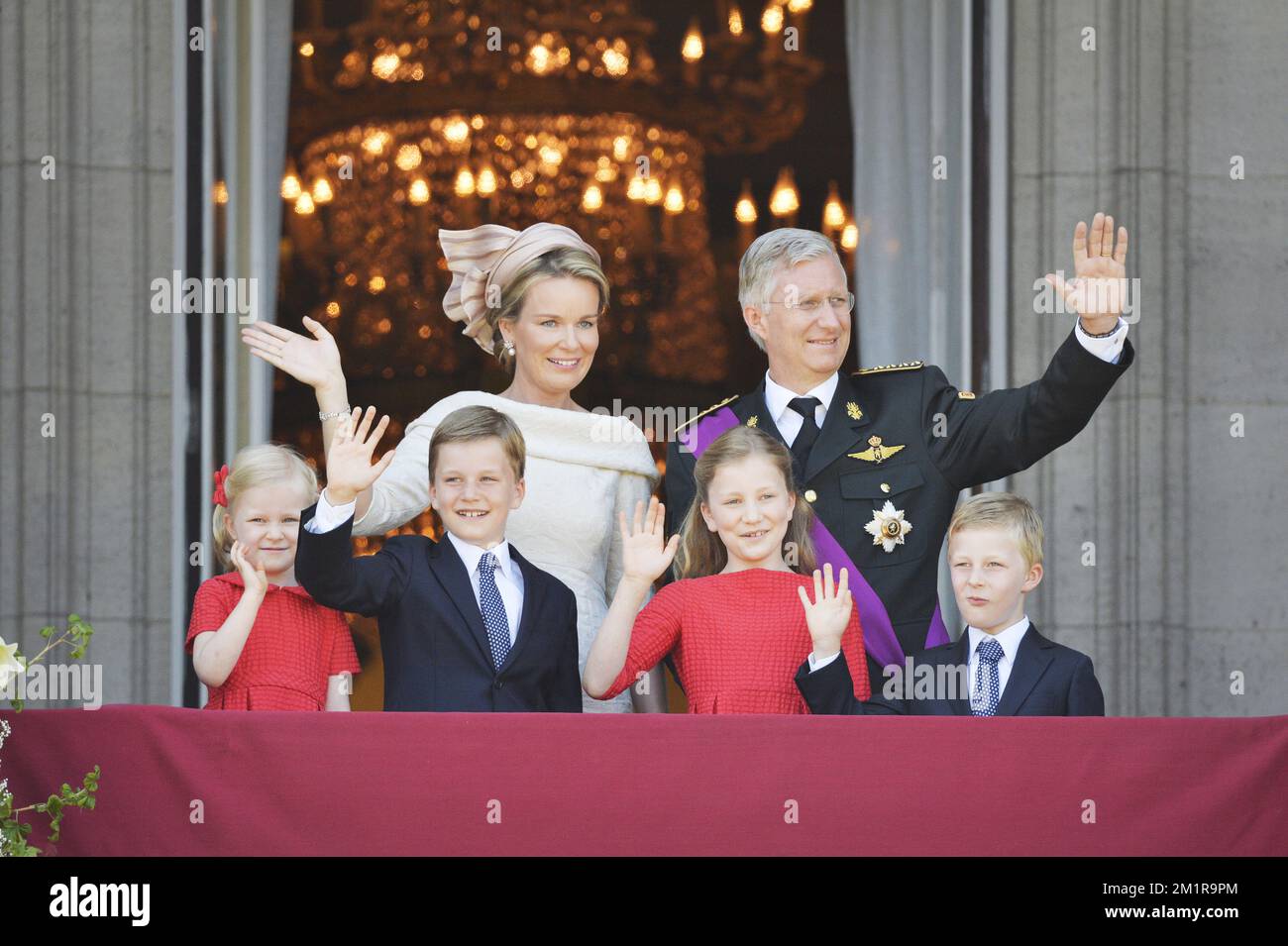 Princess Eleonore, Prince Gabriel, Queen Mathilde of Belgium, Crown ...