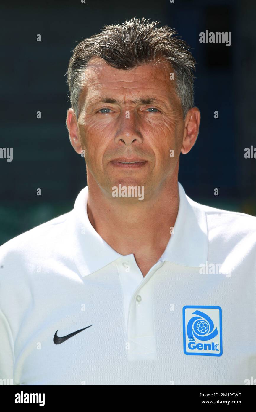 Genk's keeper trainer Guy Martens poses for the photographer during the ...