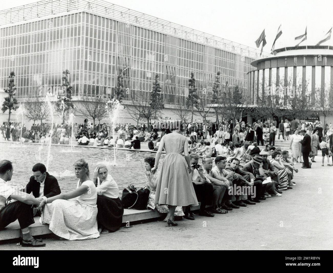 1958 - BRUSSELS, BELGIUM: File picture shows the Expo 58 Belgian world ...