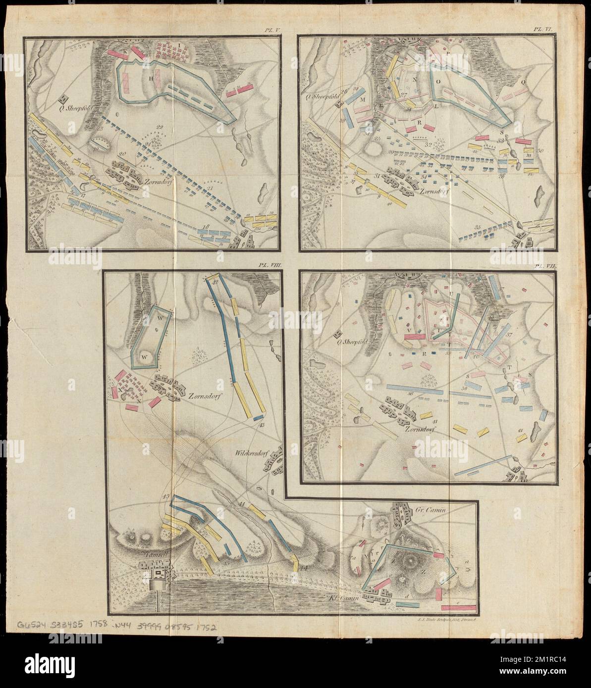 Battle of Zorndorf , Seven Years' War, 1756-1763, Campaigns, Poland, Zorndorf, Battle of ...