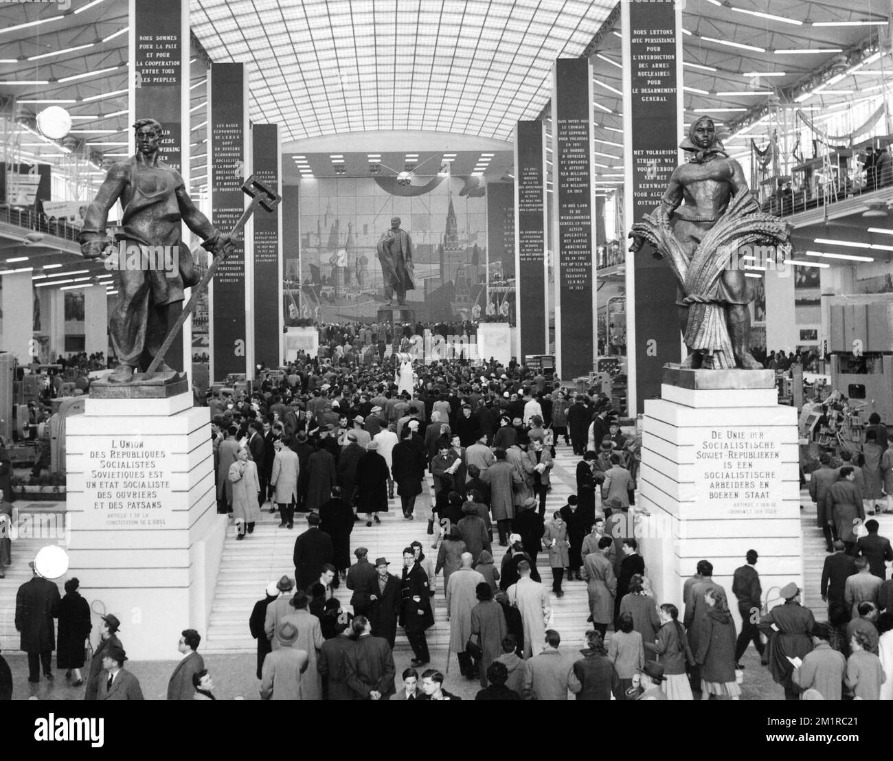 The USSR House. Expo 58, also known as the Brussels World's Fair, was ...
