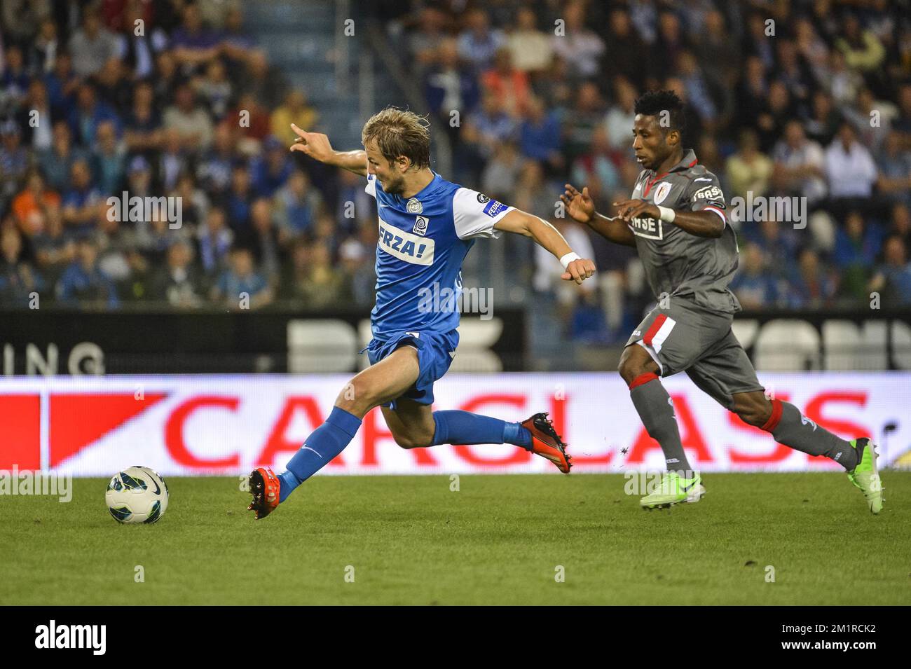 Genk's Julien Gorius pictured during the Jupiler Pro League match ...