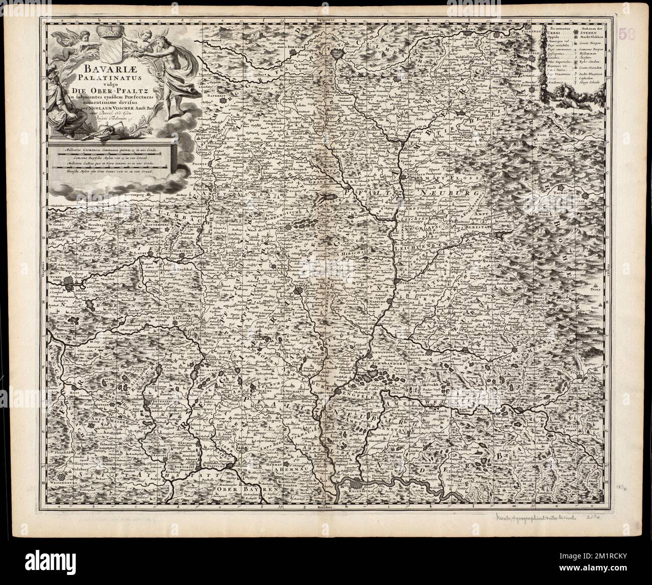 Bavariae Palatinatus vulgo die Ober-Pfaltz in subjacentes ejusdem ...