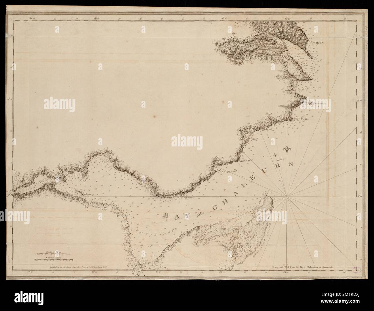 Bay of Chaleurs , Nautical charts, Saint Lawrence, Gulf of, Early works ...