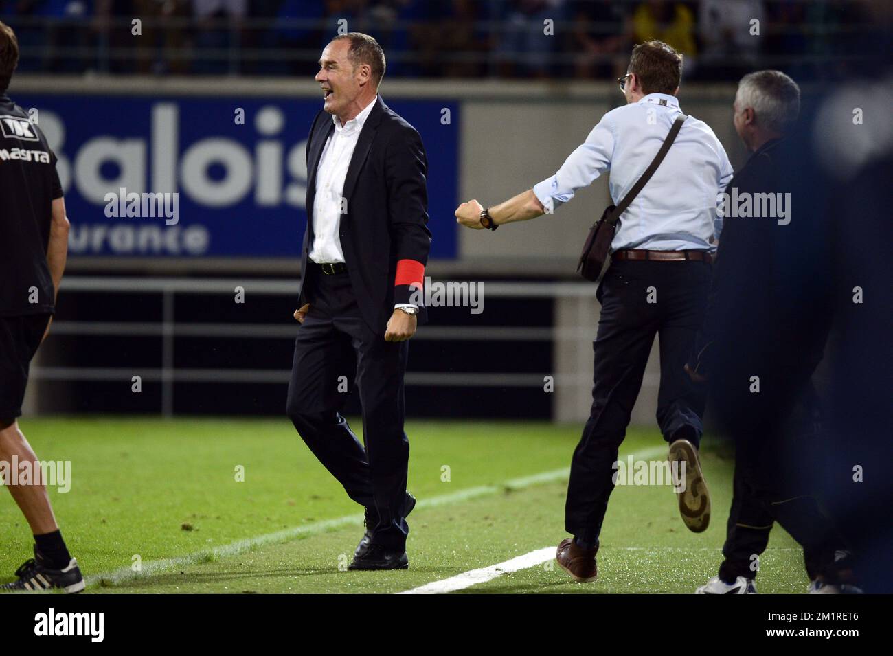 Gent's head coach Victor Fernandez pictured during the Jupiler Pro ...