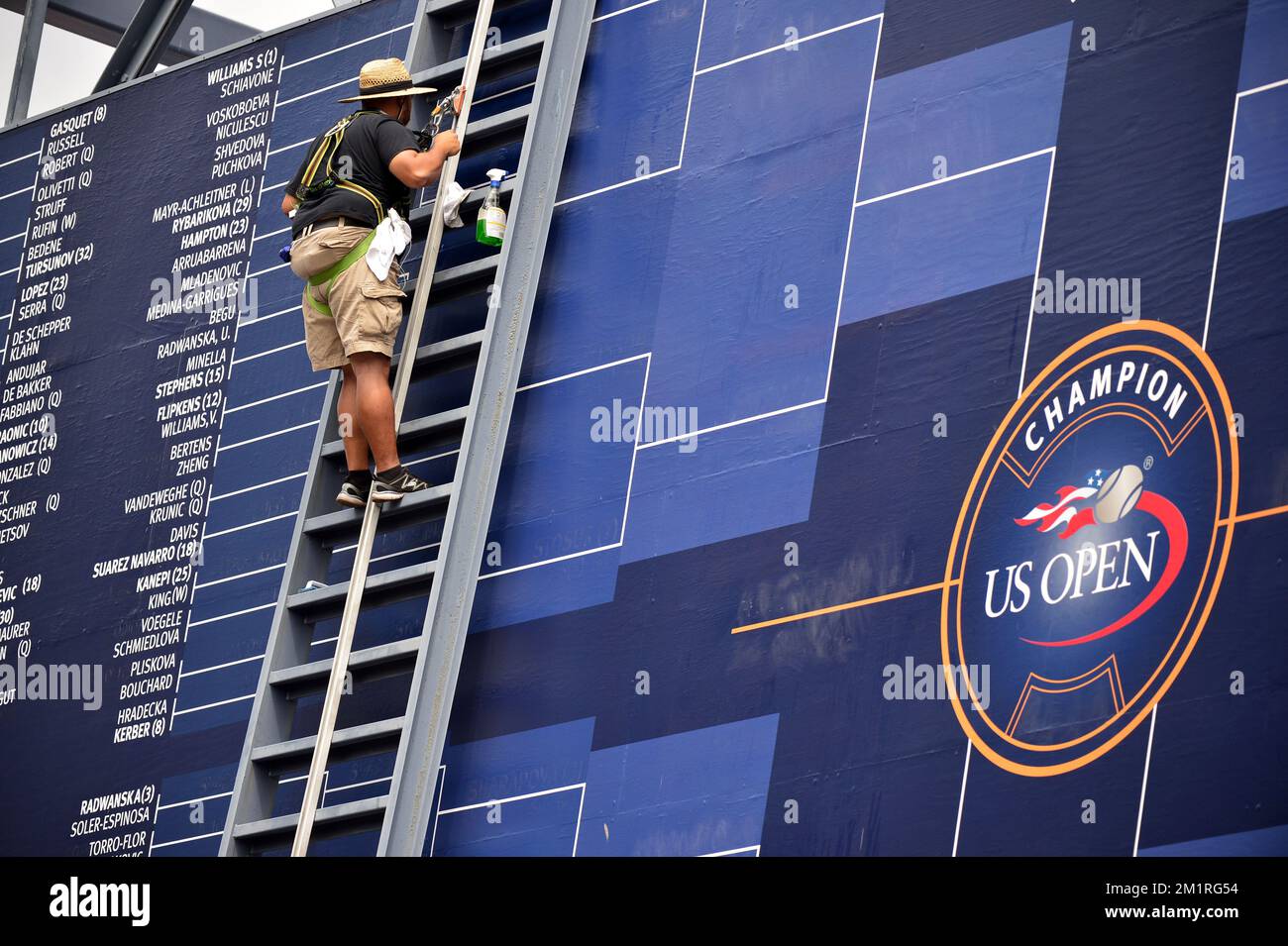 Illustration picture shows the official drawing board during the US ...